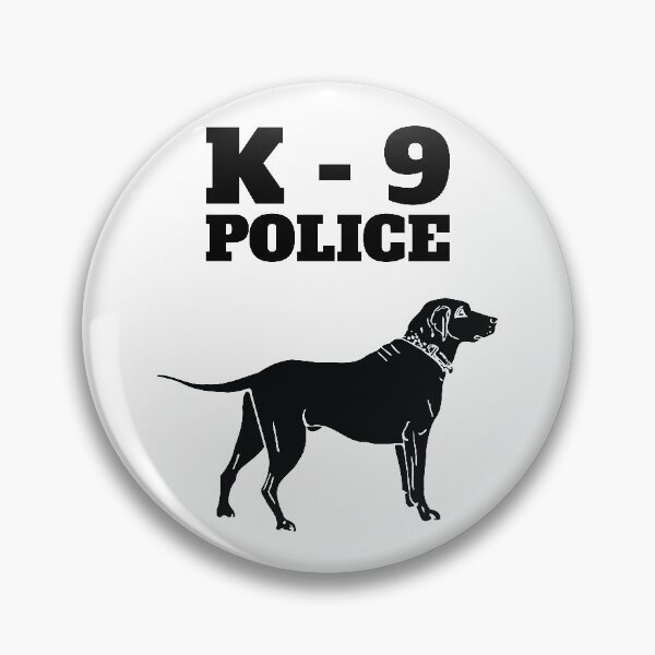 Protect Serve K9 Police Thin Blue Line Pinback Button Pin Clothing ...