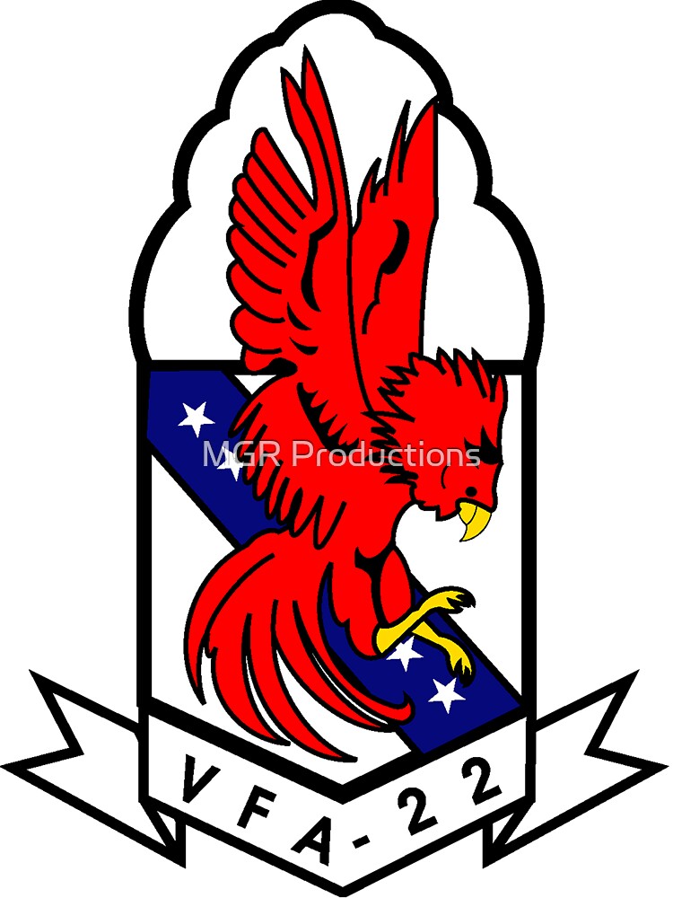 "VFA-22 Fighting Redcocks" Kids T-Shirt for Sale by MGR Productions ...