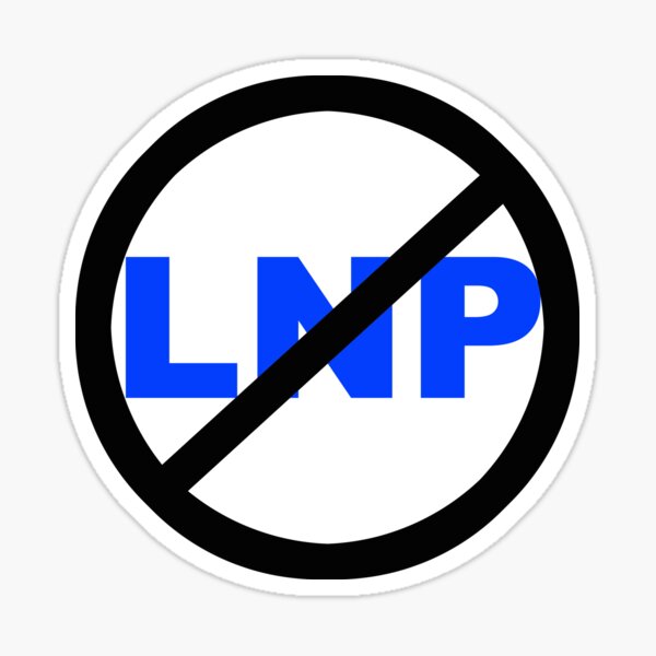 "LNP - My Personal Protest " Sticker for Sale by Heatherian | Redbubble