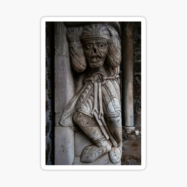 "My medieval head hurts" Sticker for Sale by TerenceKerr | Redbubble