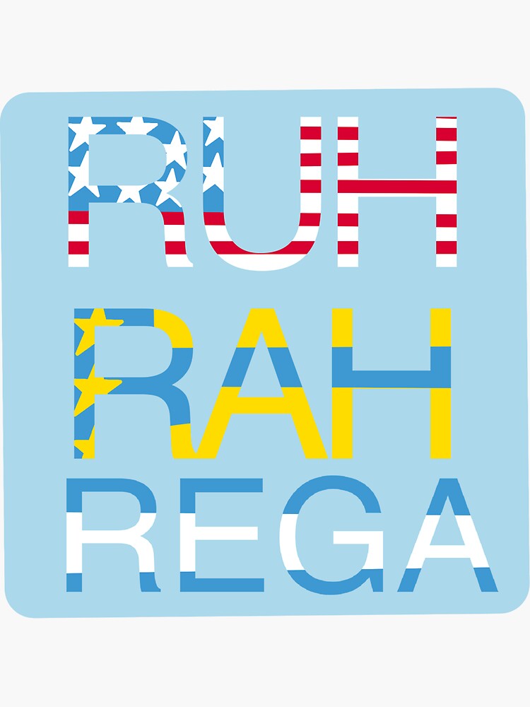 "Ruh Rah Rega Alpha Tau Omega" Sticker by katelynforsyth | Redbubble