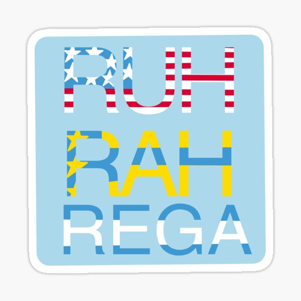 "Ruh Rah Rega Alpha Tau Omega" Sticker by katelynforsyth | Redbubble