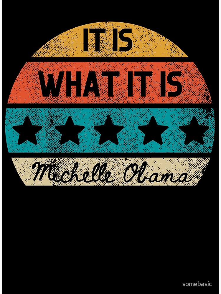 "It Is What It Is Vintage Retro" Poster for Sale by somebasic | Redbubble