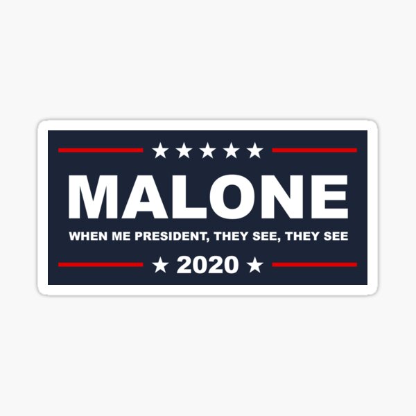 "Kevin Malone for President 2020" Sticker for Sale by MarcoPolok ...