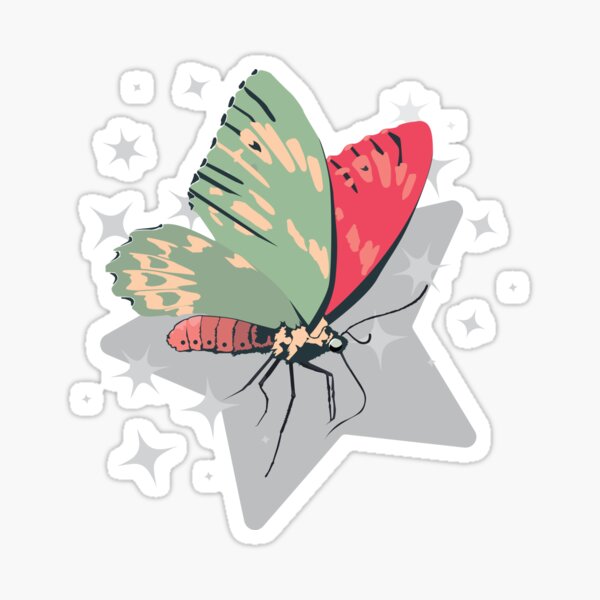 "Stars : Butterfly Edition" Sticker for Sale by CraftingYellow | Redbubble