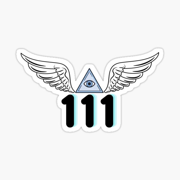 "Angel Number 111" Sticker by spiritualmate | Redbubble
