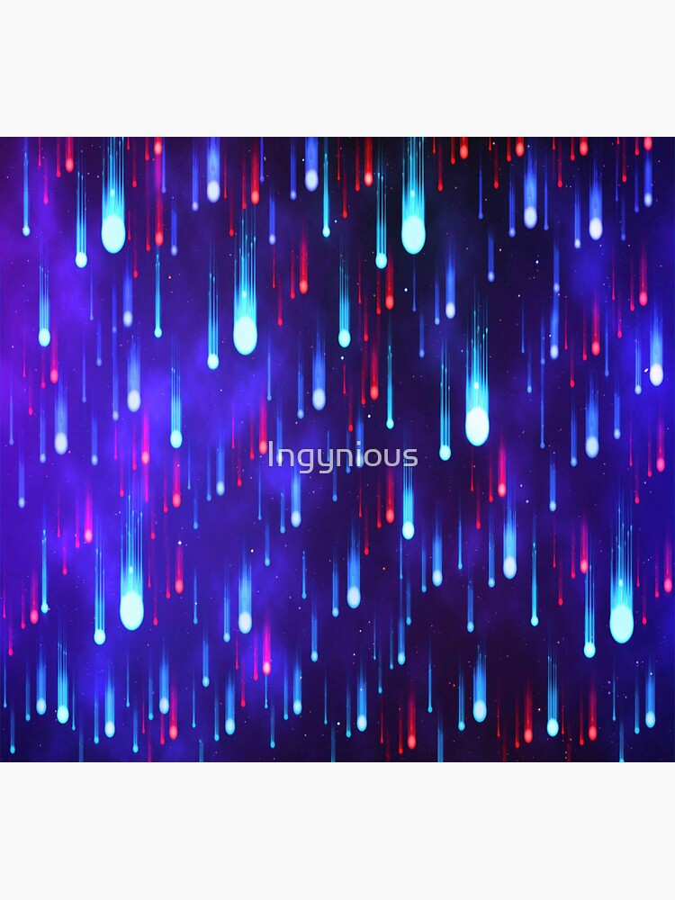 " Neon Retro Raindrop Motif" Sticker by Ingynious | Redbubble