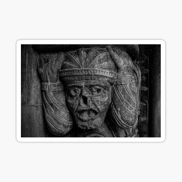 "Medieval Munch's 'Scream'?" Sticker by TerenceKerr | Redbubble