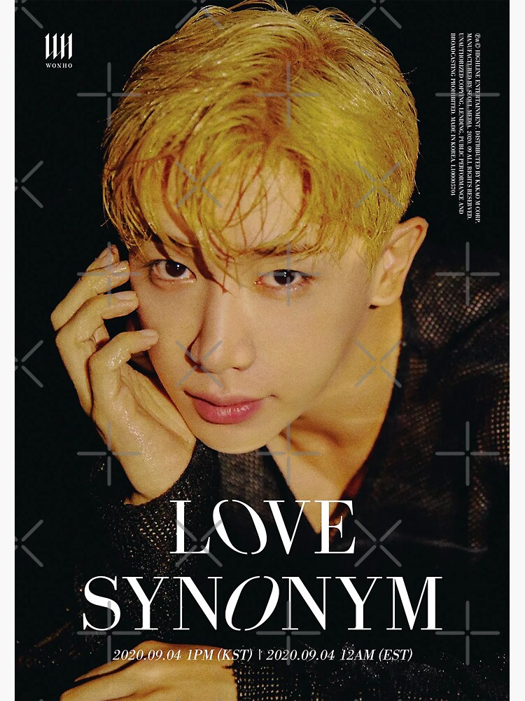 "WONHO OPEN MIND" Sticker for Sale by BGEMPORIUM | Redbubble