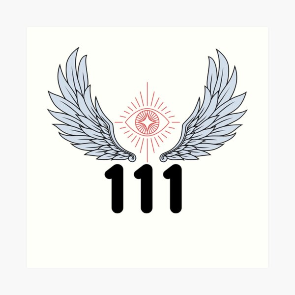 "Angel Number 111" Art Print for Sale by spiritualmate | Redbubble