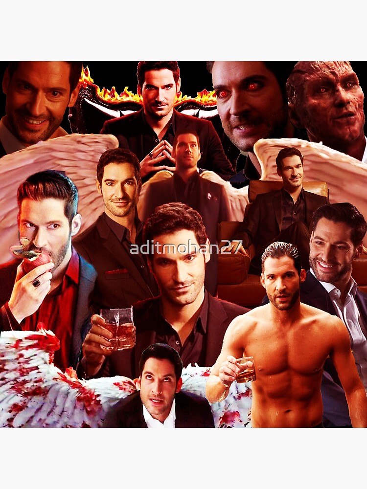 "Lucifer morningstar tv show poster collage design 2020" Poster by ...