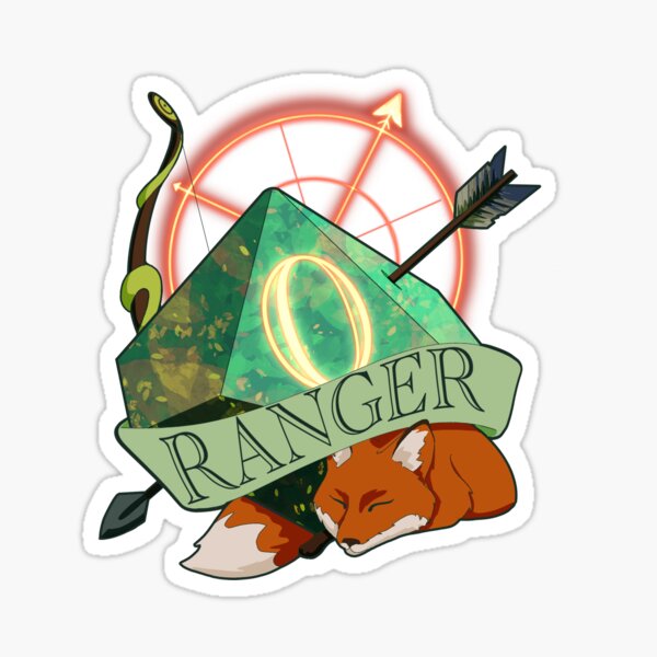 "Ranger Dungeons and Dragons " Sticker by The-Alixer-Bin | Redbubble
