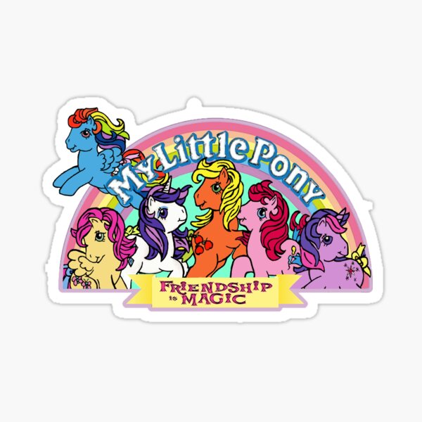 "Vintage friendship is magic." Sticker for Sale by AderynValentine ...