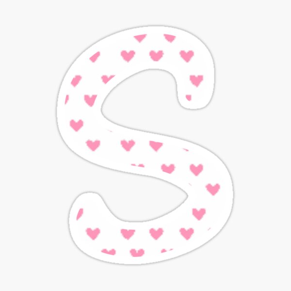 "Letter S .." Sticker for Sale by WEShop23 | Redbubble