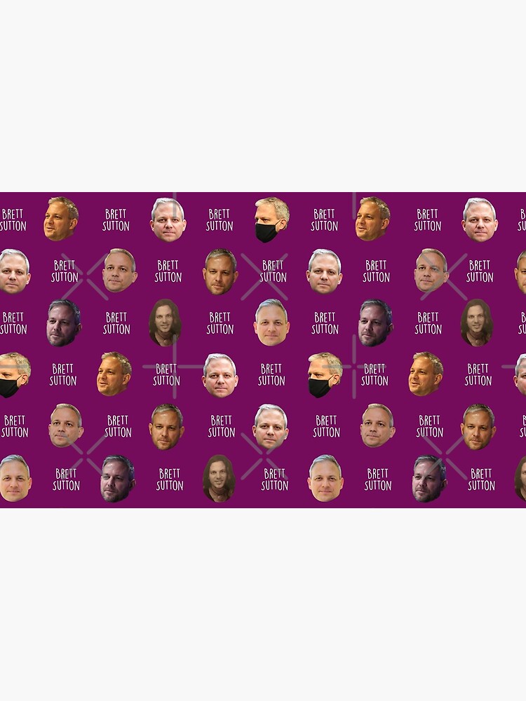 "Brett Sutton - Face Pattern" Mug by Coollage | Redbubble