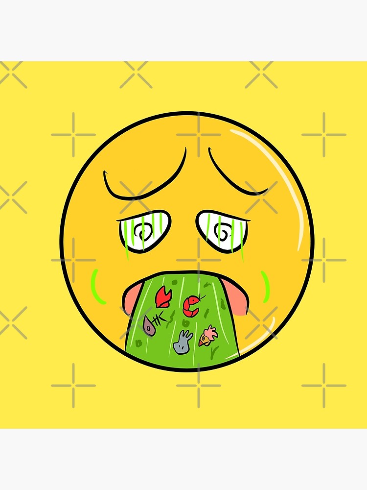 "Vomit emoji " Poster by Pixel-gor | Redbubble