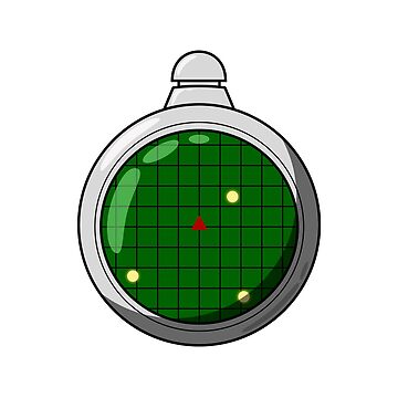 "Minimal Dragon Ball Radar" Sticker by TexturedCL | Redbubble