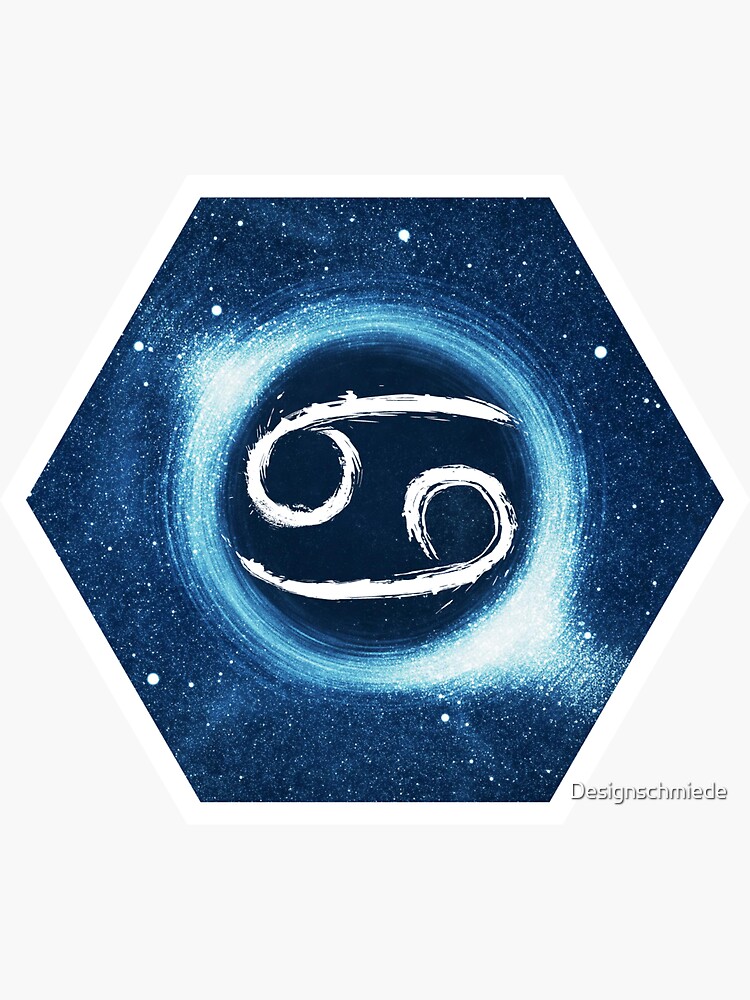"Cancer | star sign" Sticker by Designschmiede | Redbubble