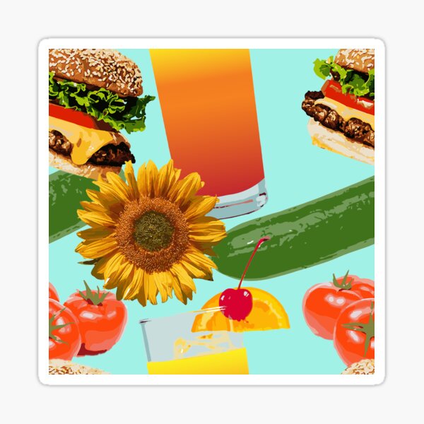 "Summer Pool Party" Sticker by cleverclarinet | Redbubble