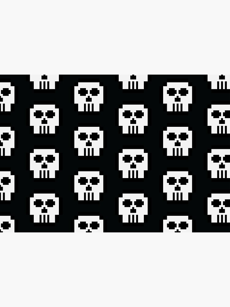 "8-BIT SKULL" Sticker for Sale by DaveEmil | Redbubble