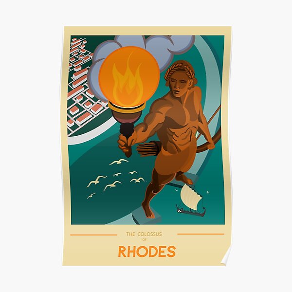 "The Colossus of Rhodes" Poster by MariaHaley | Redbubble
