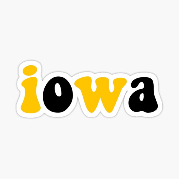 Iowa Hawkeyes Stickers | Redbubble