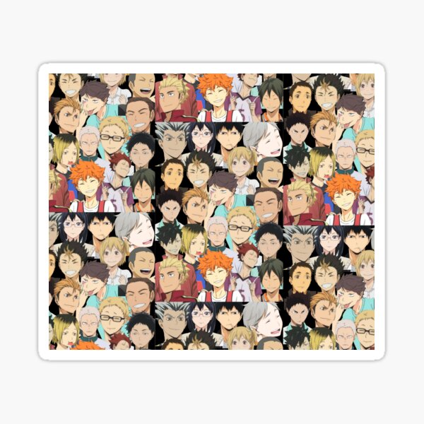 "Haikyuu" Sticker for Sale by annabethred9 | Redbubble