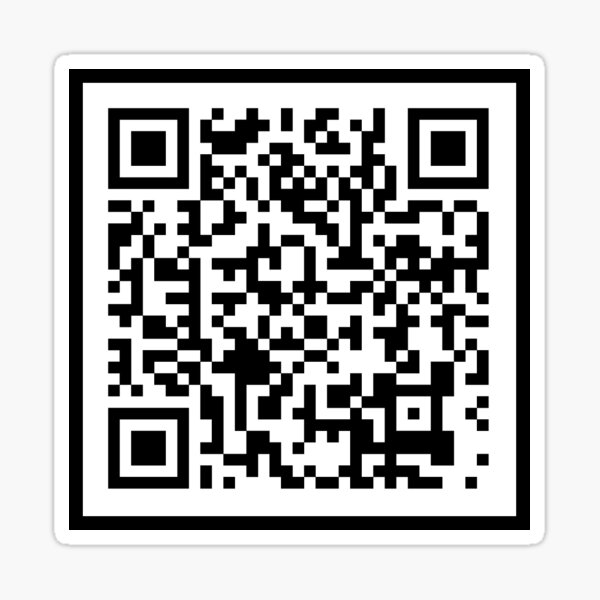 "Rickroll QR Code - Fun Troll Design" Sticker for Sale by SolomonSamesh ...