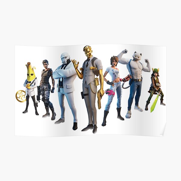 "Gaming characters" Poster for Sale by henrydolly | Redbubble