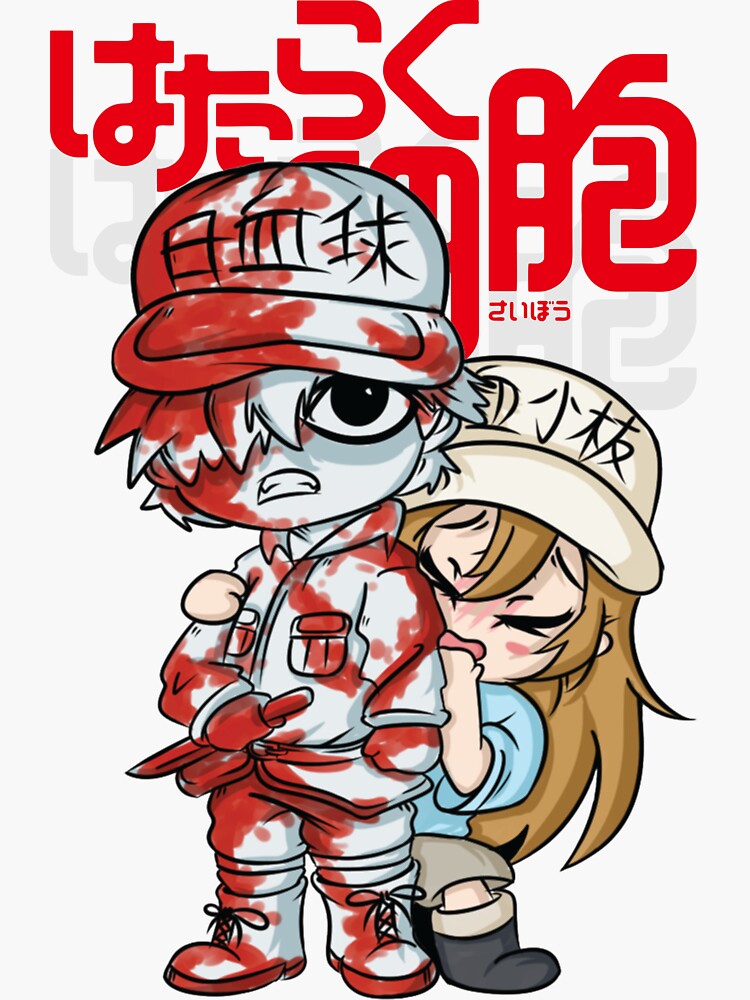 "CELLS AT WORK" Sticker by martenmoref | Redbubble