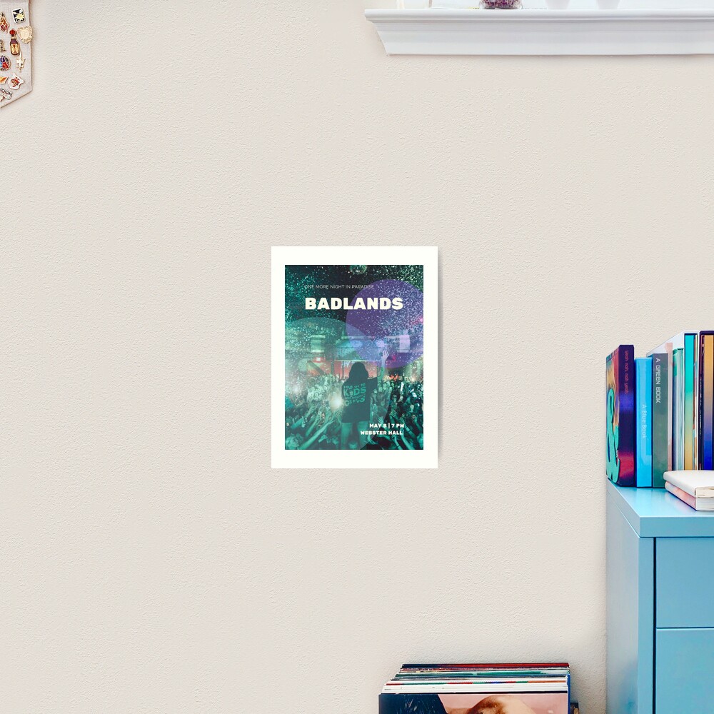 "Webster Hall Poster | Badlands | Fan Made " Art Print by knorbaka ...