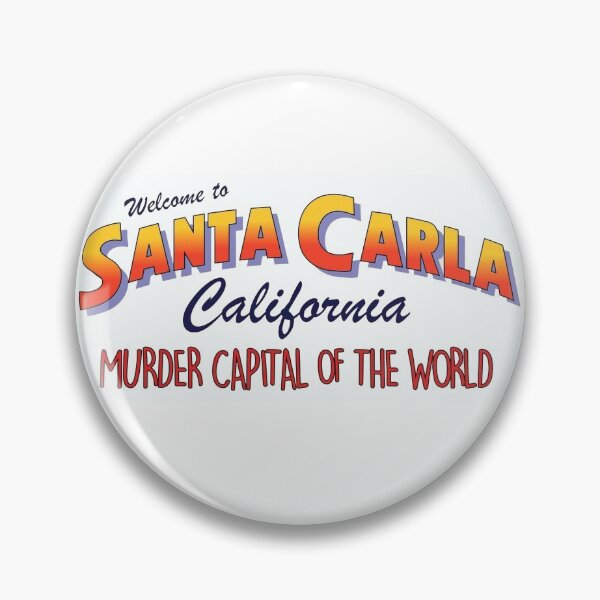 "Welcome to Santa Carla" Pin for Sale by TheGeekDaddy | Redbubble