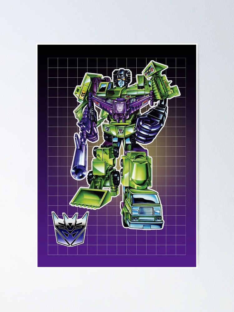 "DEVASTATOR G1 BOX ART" Poster by PIXLTEES | Redbubble