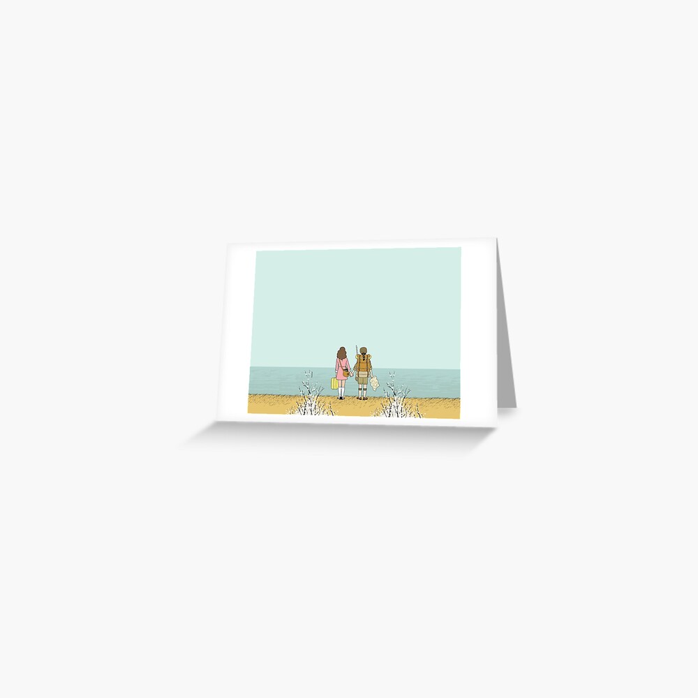 "Wes Anderson Movie" Greeting Card by DocGrasshopper | Redbubble