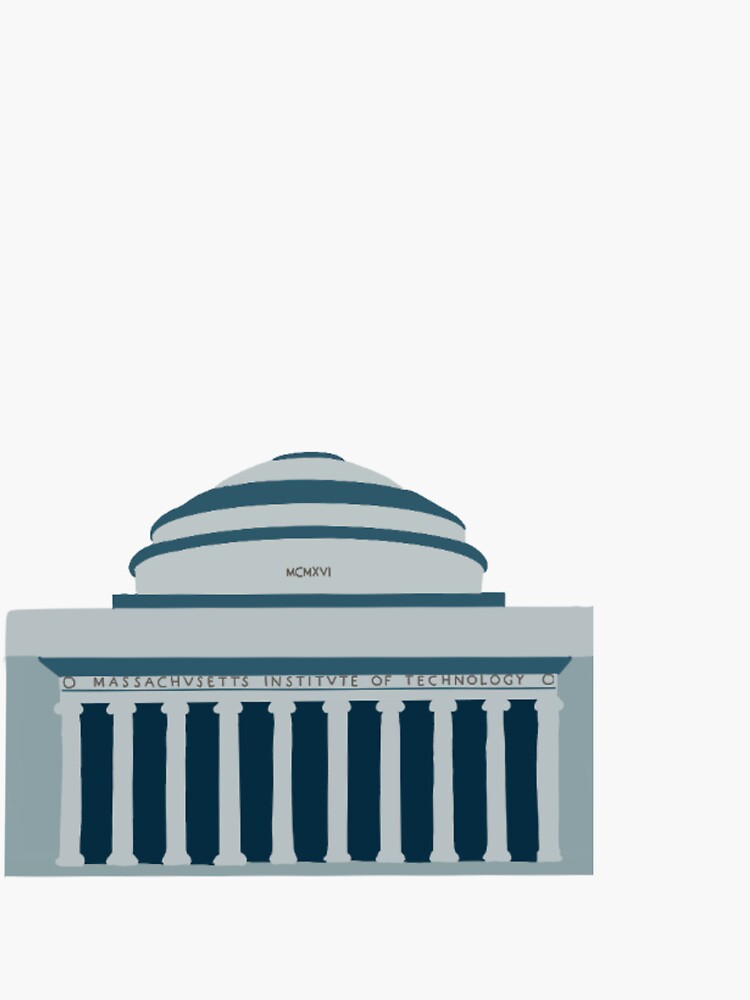 "MIT Building" Sticker by emilyyoon | Redbubble