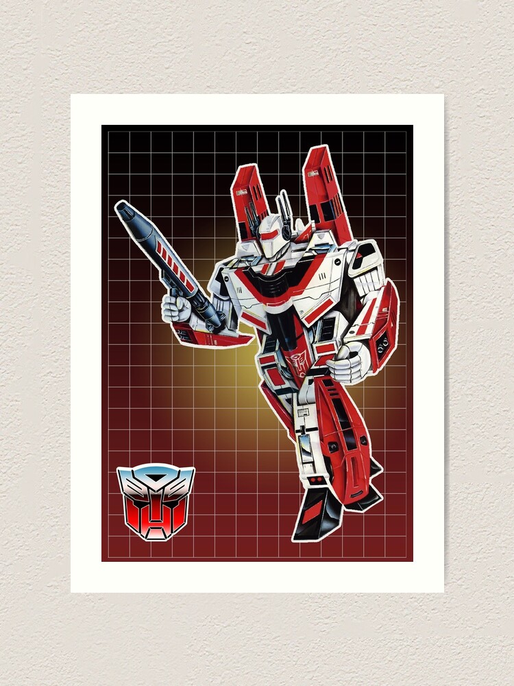"JETFIRE G1 BOX ART" Art Print for Sale by PIXLTEES | Redbubble