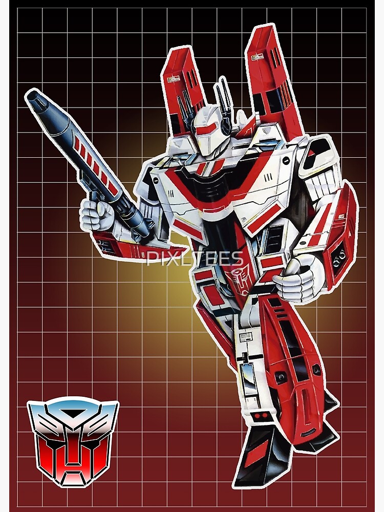 "JETFIRE G1 BOX ART" Poster by PIXLTEES | Redbubble