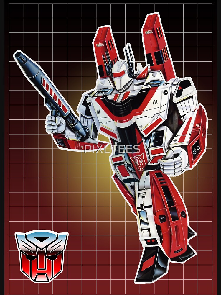 "JETFIRE G1 BOX ART" Essential T-Shirt by PIXLTEES | Redbubble