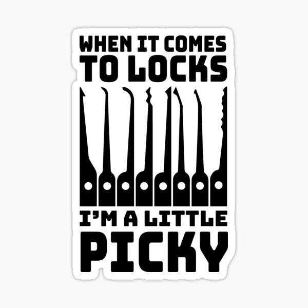 "Funny Locksmith Lock Picking" Sticker for Sale by tldeutsch | Redbubble