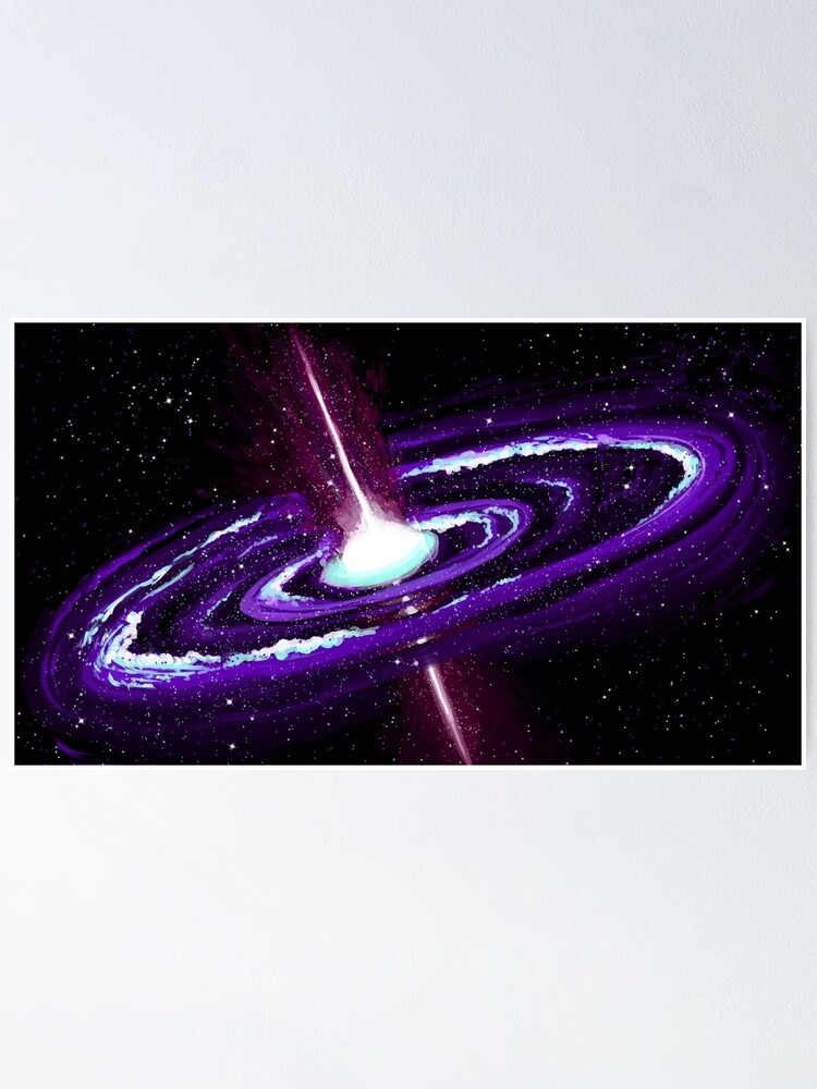 ""Pulsar" Science Space Illustration" Poster by katyschifferer | Redbubble