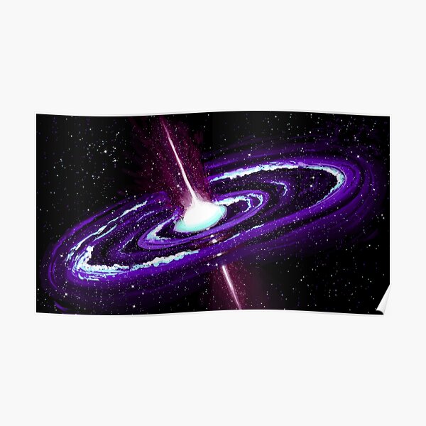 ""Pulsar" Science Space Illustration" Poster by katyschifferer | Redbubble