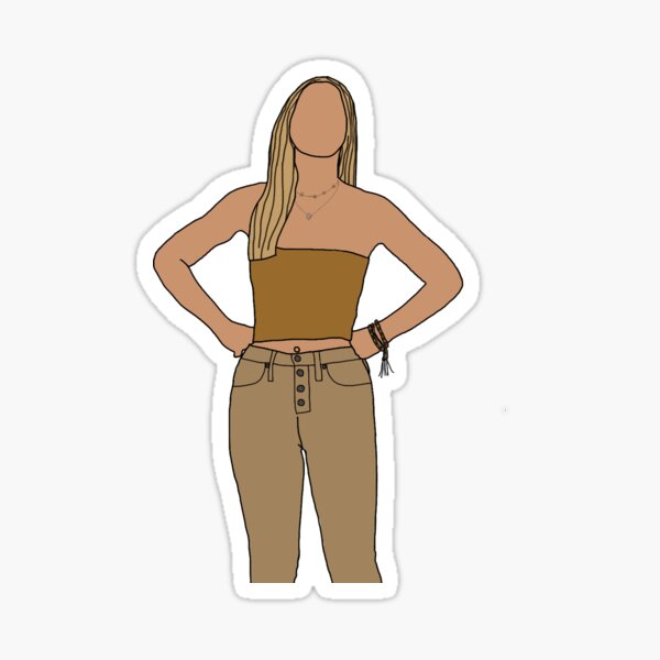 ""Outer Banks", Sarah Cameron" Sticker by LilacCake | Redbubble