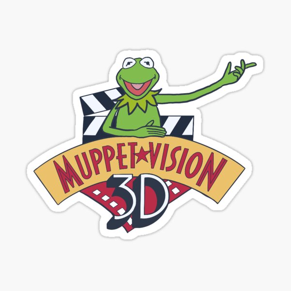 "Muppet Vision" Sticker by elddesign | Redbubble