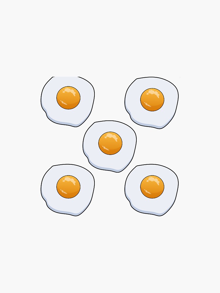 "Pack of sunny side up" Sticker for Sale by Trassia | Redbubble