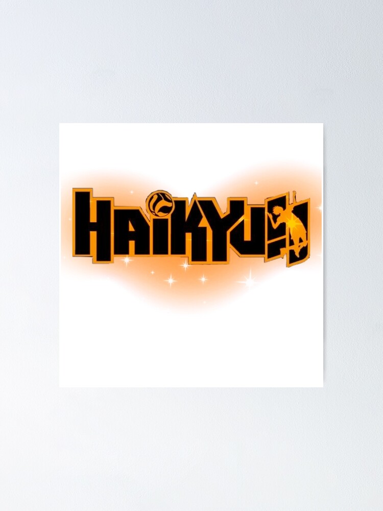 "HAIKYUU LOGO" Poster by BYMVENTURA | Redbubble
