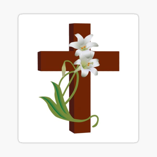 "Holy cross " Sticker by sidratm | Redbubble