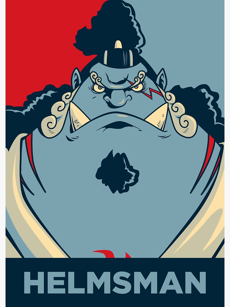 "Jinbe" Sticker for Sale by KingKorn | Redbubble
