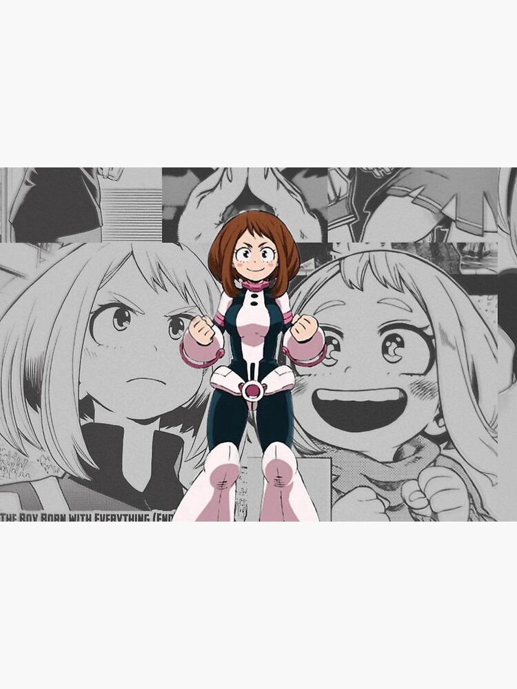 "Ochako Uraraka Uravity Manga Panel Character Art" Mask by smlangann ...