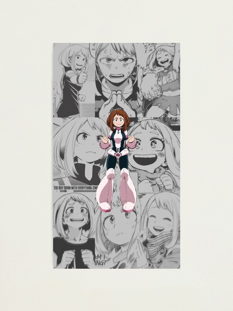 "Ochako Uraraka Uravity Manga Panel Character Art" Photographic Print ...