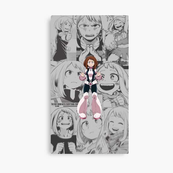 "Ochako Uraraka Uravity Manga Panel Character Art" Canvas Print by ...